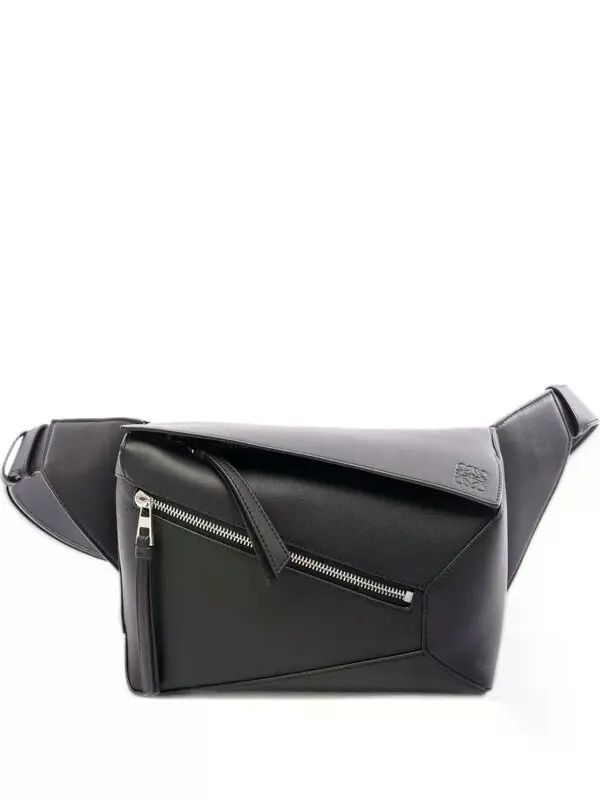 Loewe Small Puzzle Leather Belt Bag - Black