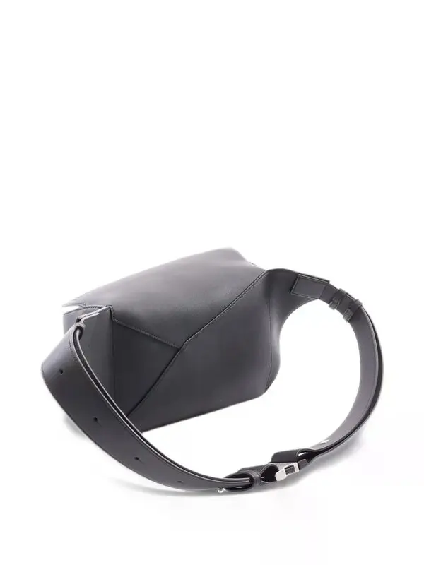 Loewe Small Puzzle Leather Belt Bag - Black
