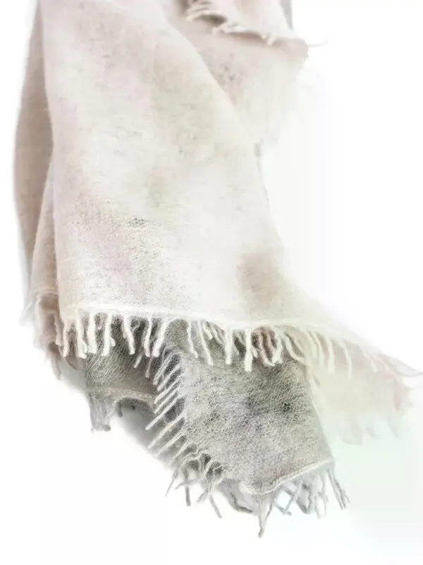 Denis Colomb Fuzzy Feutre Two-tone Scarf