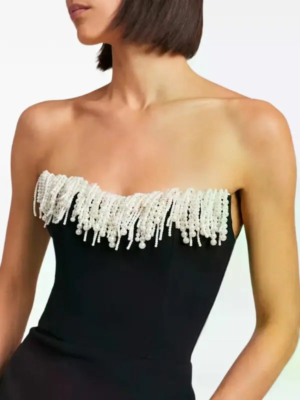 David Koma Strapless Mini Dress