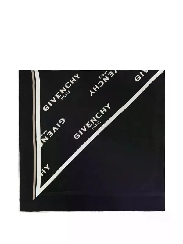 Givenchy Logo-print Silk Scarf
