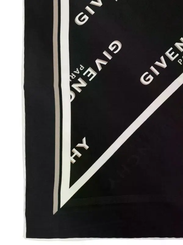 Givenchy Logo-print Silk Scarf