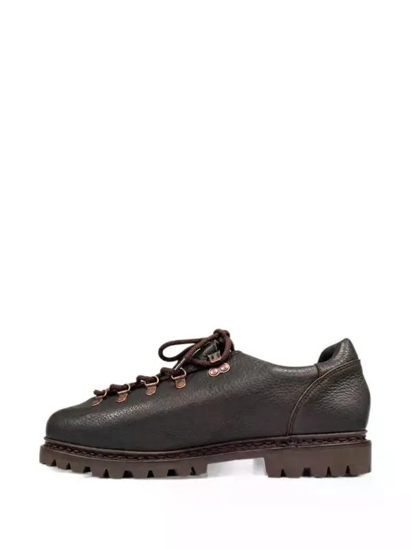 Paraboot Clusaz Grained Leather Sneakers