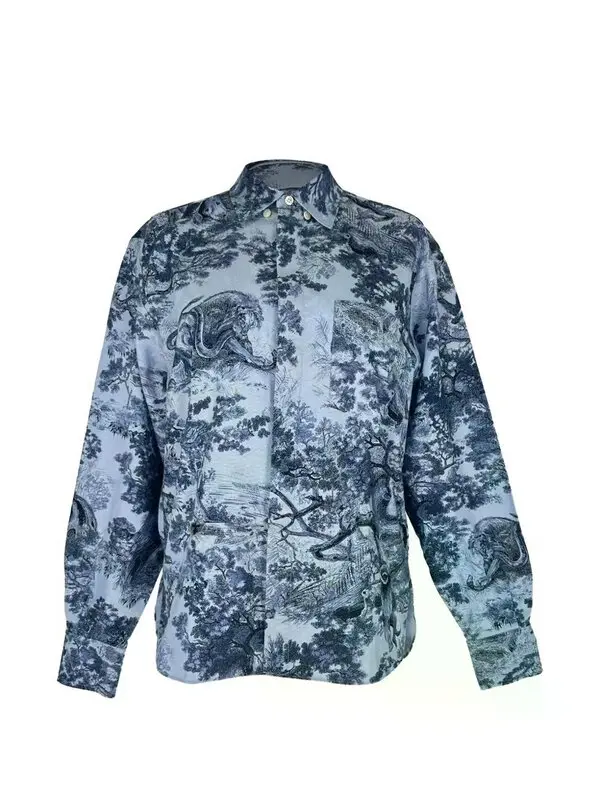 Dior Toile De Jouy Long Blouse