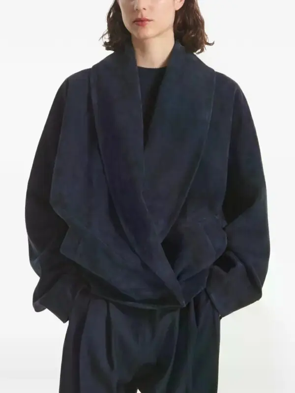 Co Suede Wrap Jacket