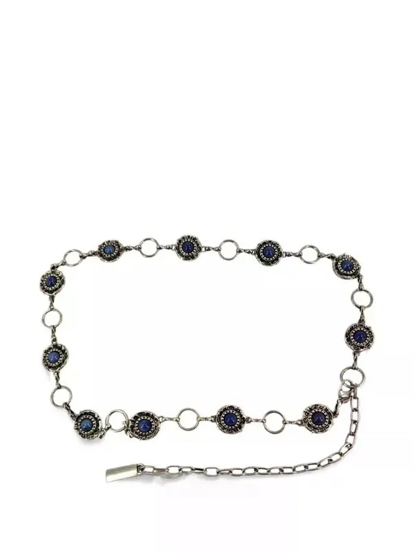 MADISON Cabochon-embellished Concho Chain Belt