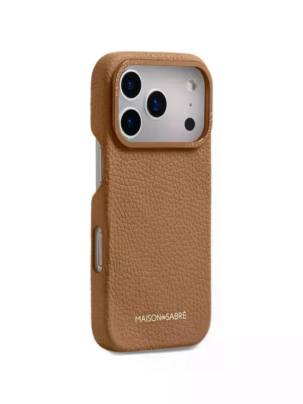 MAISON DE SABRE Pro Max 17 Grained Leather Phone Case