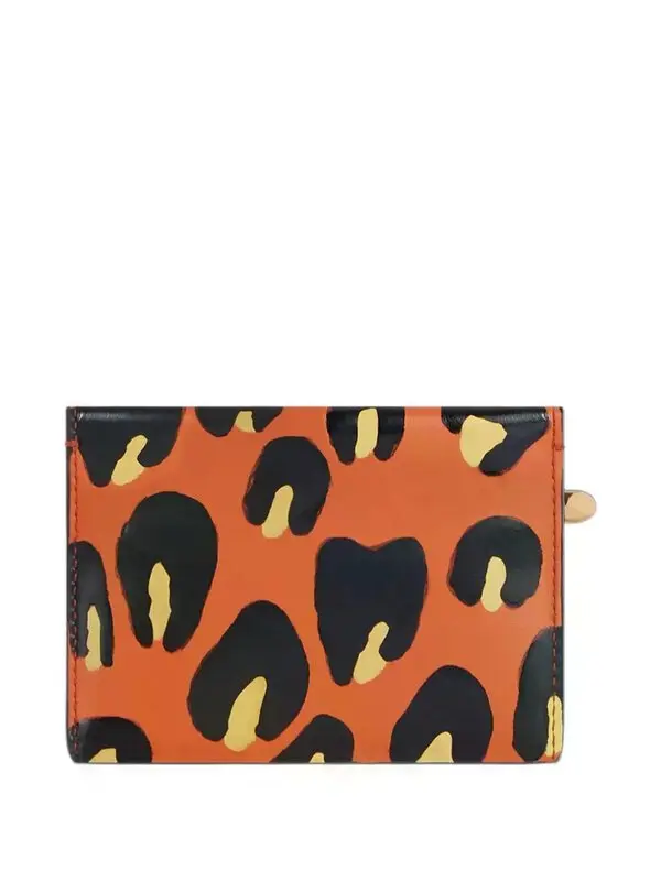 Givenchy Pinch Wallet In Leather With Leopard Print