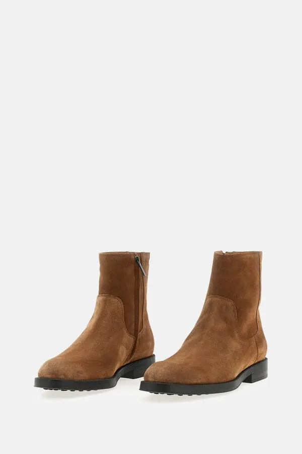 TOD'S Stivaletto In Pelle Scamosciata