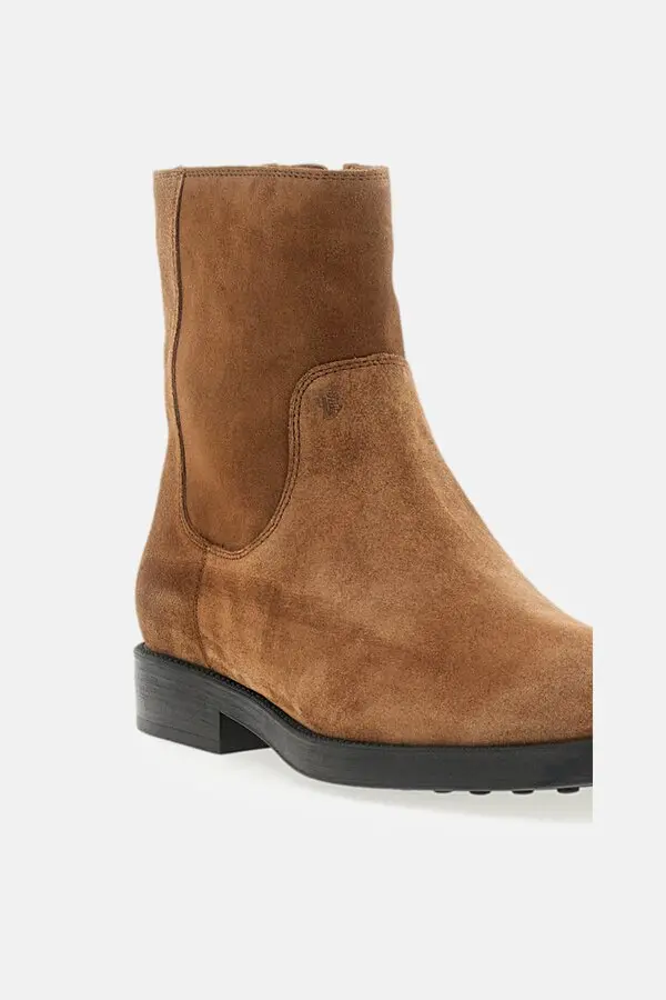TOD'S Stivaletto In Pelle Scamosciata