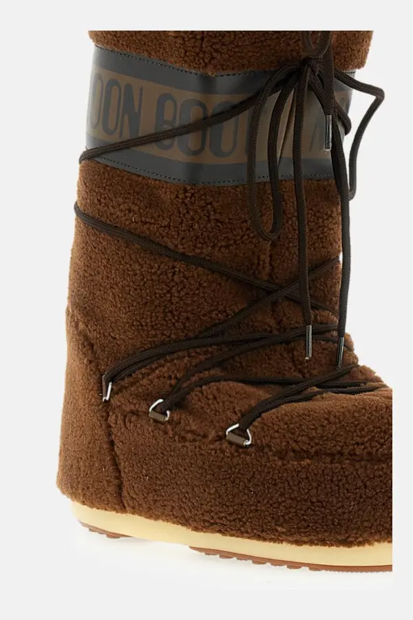Moon Boot Stivali Da Neve Icon In Teddy