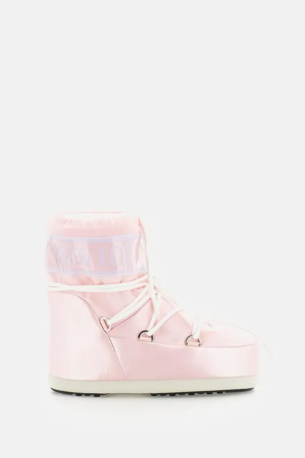 Moon Boot Stivali Da Neve Bassi Icon Low In Tessuto Perlato