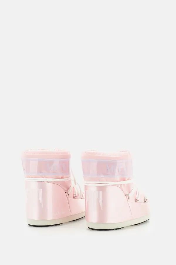 Moon Boot Stivali Da Neve Bassi Icon Low In Tessuto Perlato