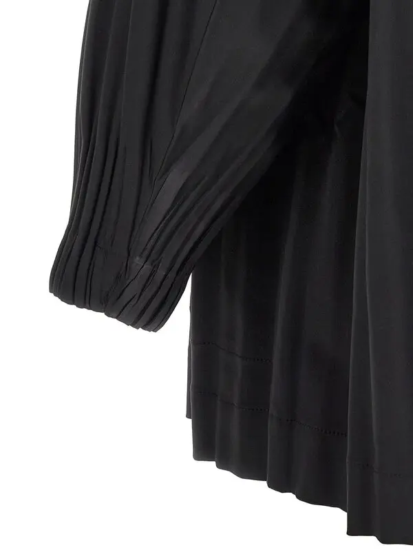 Issey Miyake A-line 'smooth Coat' Coat