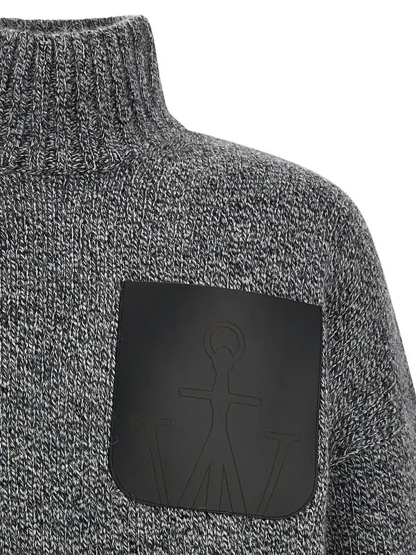 JW Anderson J.w.anderson 'leather Patch Pocket' Sweater