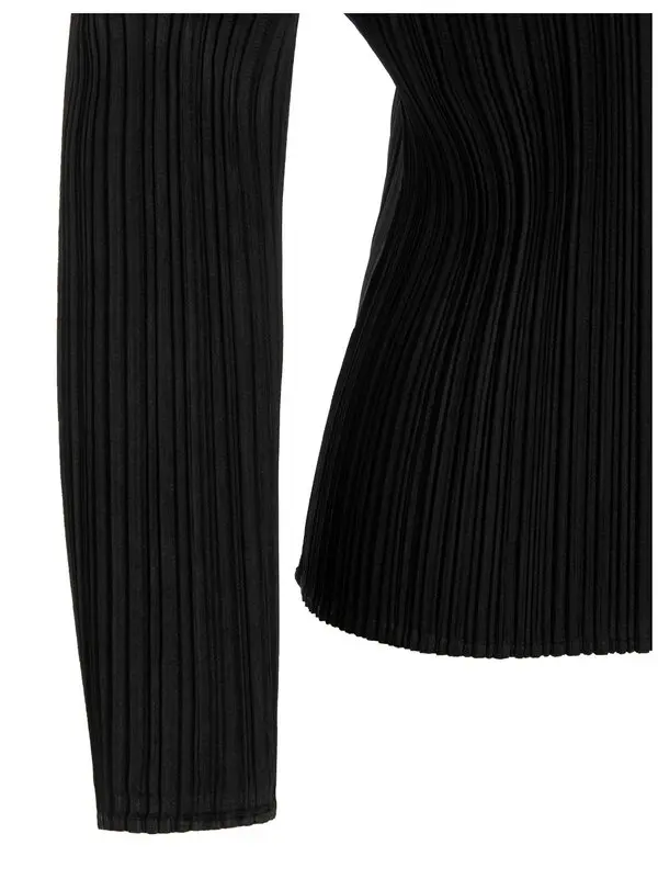 Issey Miyake Basics' Long Sleeve Top