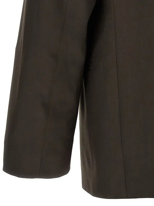 LEMAIRE Tropical Wool Double-breasted Blazer