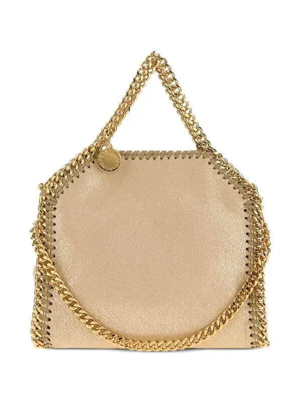Stella McCartney Falabella Micro Tote Bag With Chain - Silver