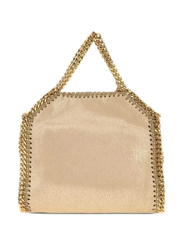 Stella McCartney Falabella Micro Tote Bag With Chain - Silver