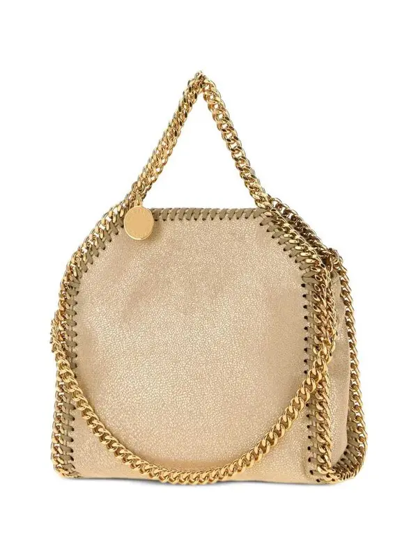 Stella McCartney Falabella Micro Tote Bag With Chain - Silver