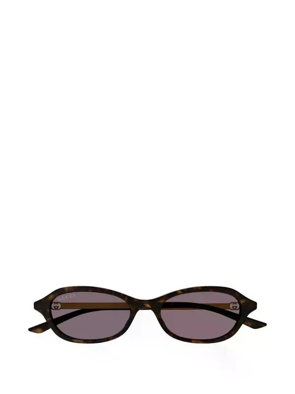 Gucci Interlocking-g Cat-eye Sunglasses - Brown