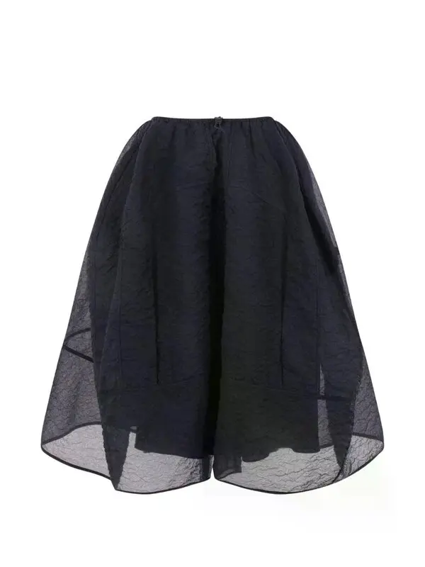 Cecilie Bahnsen Fosia Cloqué Drawstring Midi Skirt