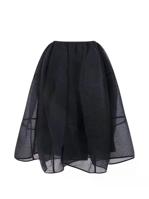 Cecilie Bahnsen Fosia Cloqué Drawstring Midi Skirt