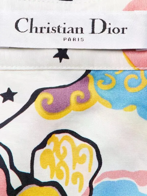 Dior Fantaisie-print Short-sleeve Shirt