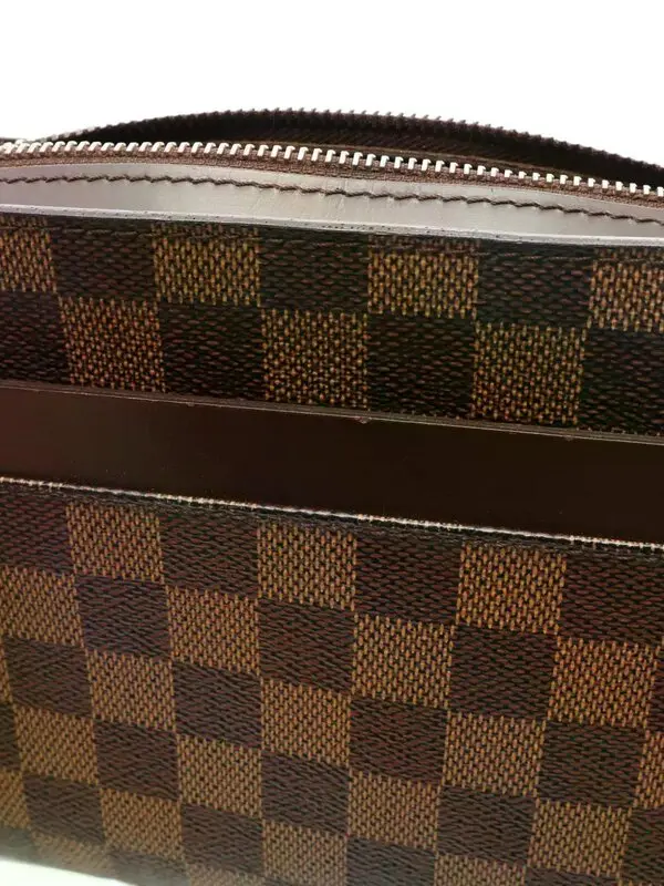 LOUIS VUITTON 2005 Saint Louis Damier Ebene Clutch Bag