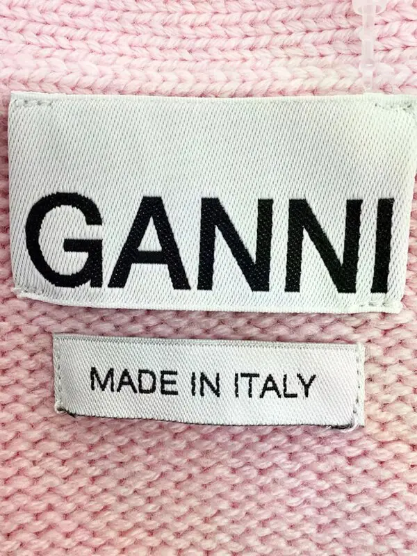 GANNI V-neck Knit Cardigan