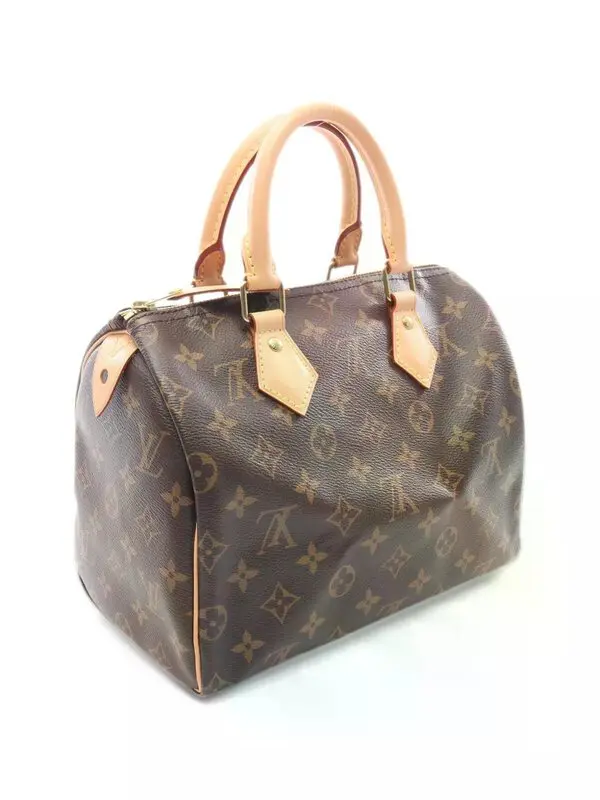 LOUIS VUITTON 2021 Speedy 25 Monogram Tote Bag - Brown