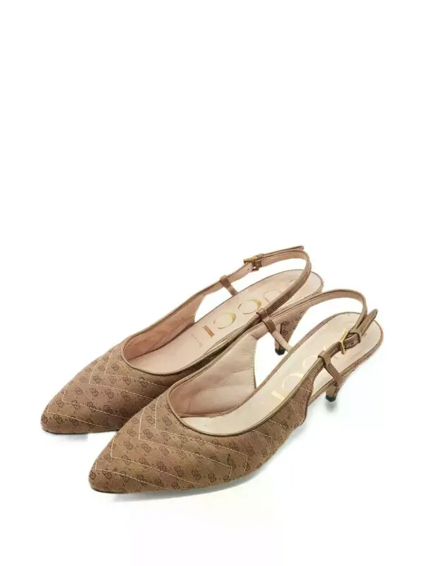 Gucci Mini Double G Slingback Pumps