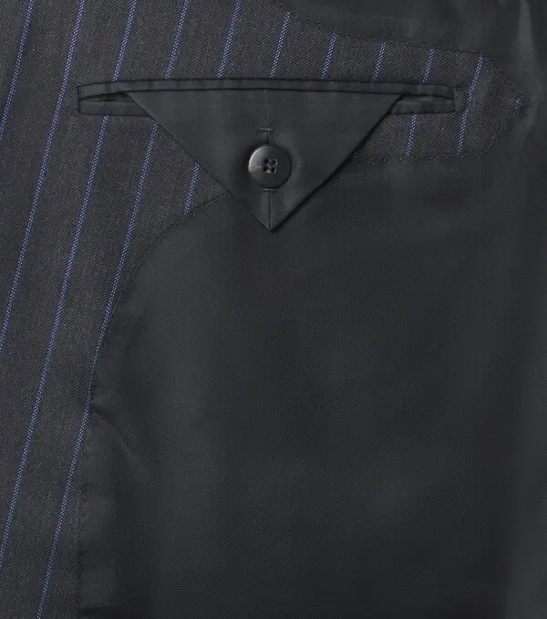 TOM FORD Pinstripe Double-breasted Wool Blazer