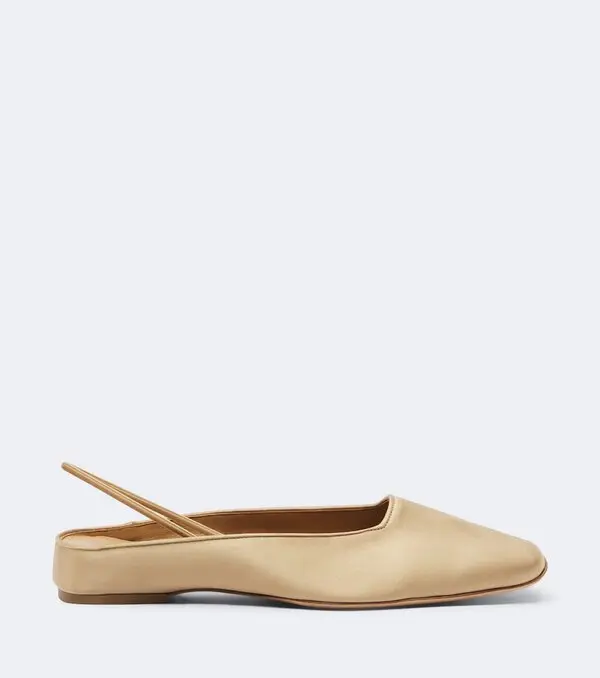 Calvin Klein Lana Satin Slingback Flats