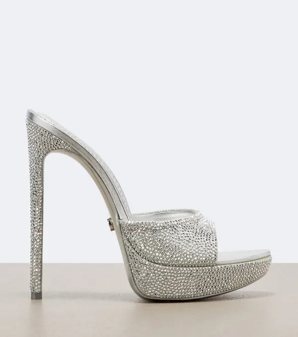 Gucci Julia Embellished Platform Sandals