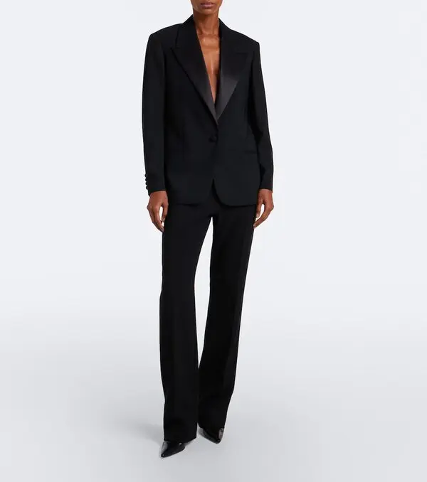THE ROW Jona Wool Tuxedo Jacket