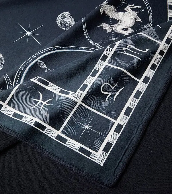 Dolce & Gabbana Zodiaco Silk And Wool Blanket