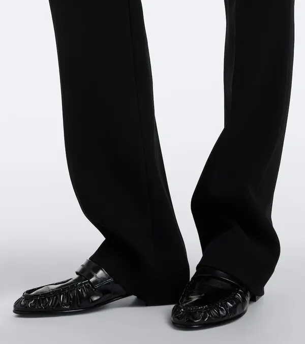 THE ROW Soft Two Eel Leather Loafers