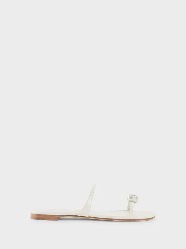 GIUSEPPE ZANOTTI Icon Ring Flat Sandal