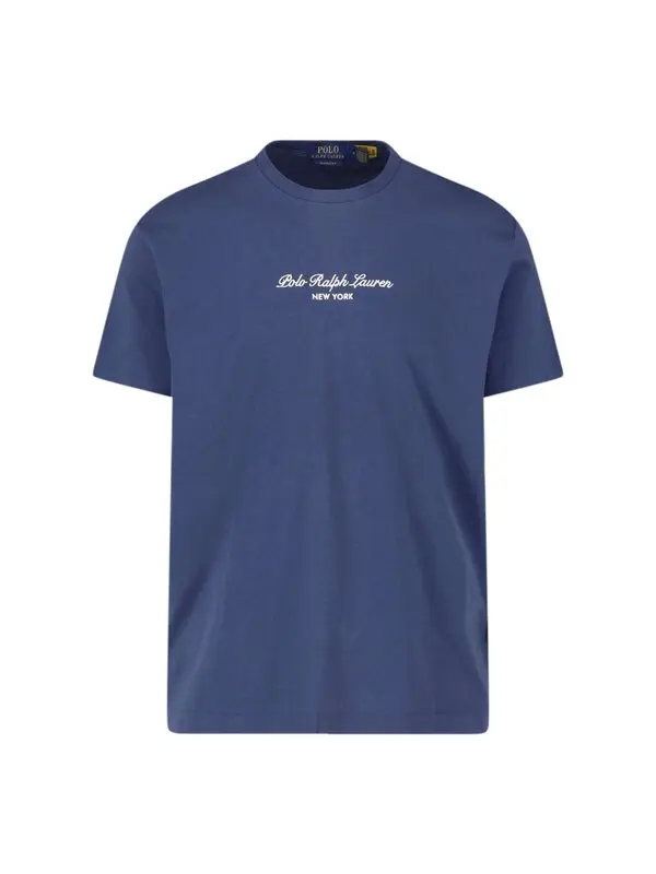 Polo Ralph Lauren T-shirt With Logo - Blue