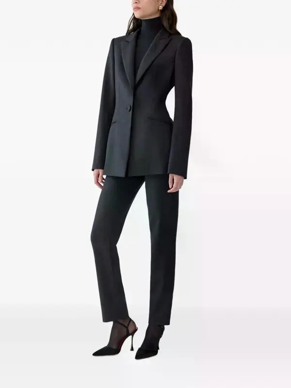 Carolina Herrera Peak-lapel Wool Blazer