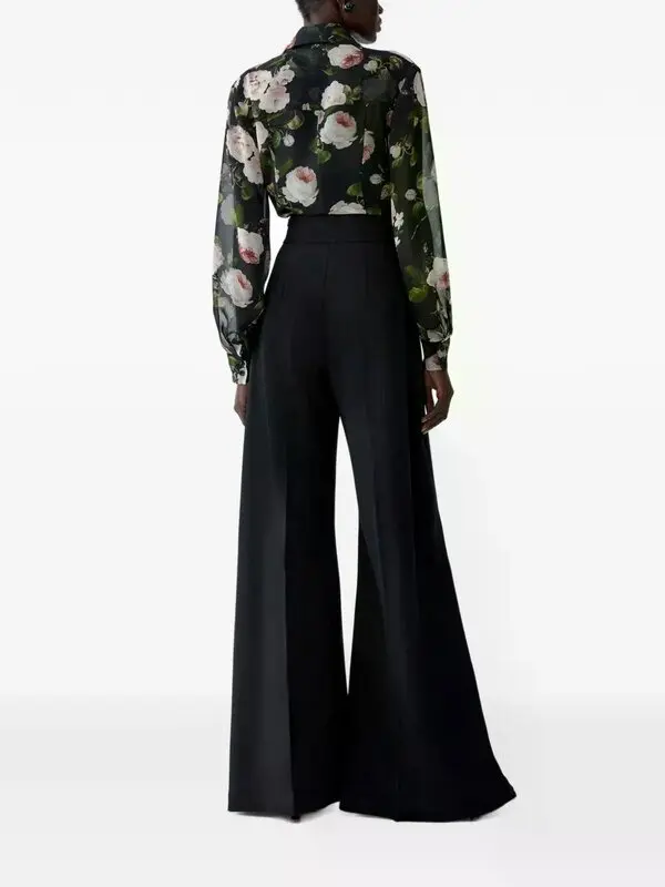 Carolina Herrera Isabella Floral-print Silk Shirt