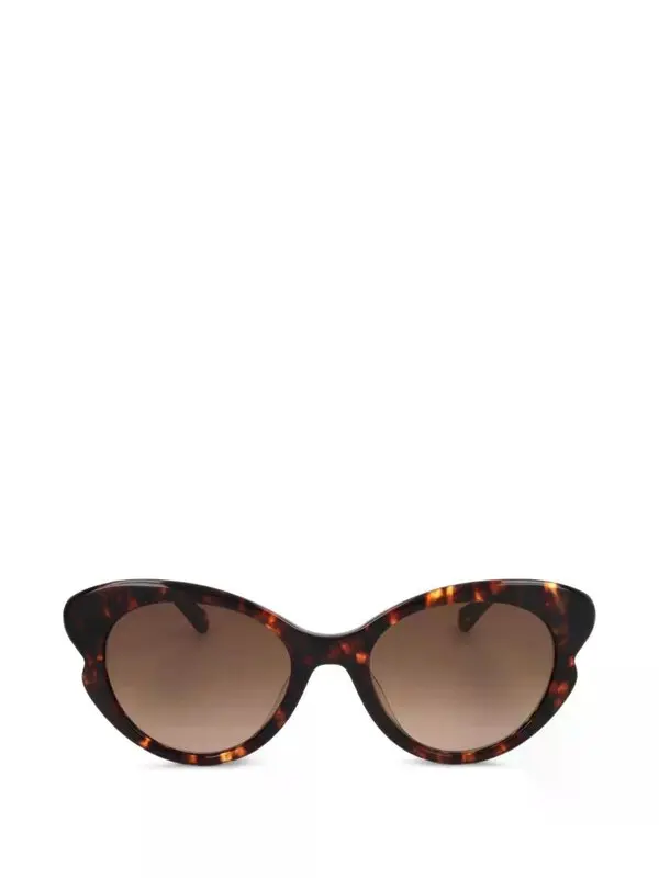 Kate Spade New York Tortoiseshell-effect Geometric-frame Sunglasses