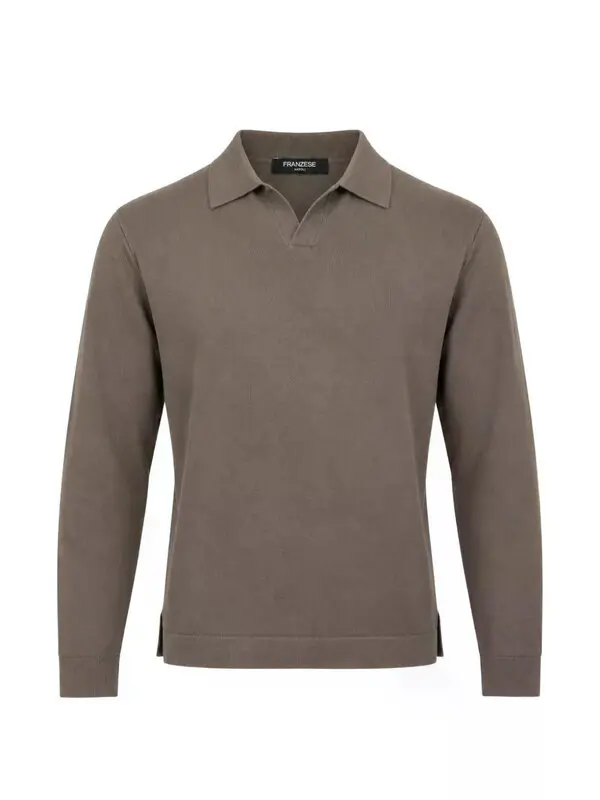 FRANZESE COLLECTION Virgin Wool Polo Sweater
