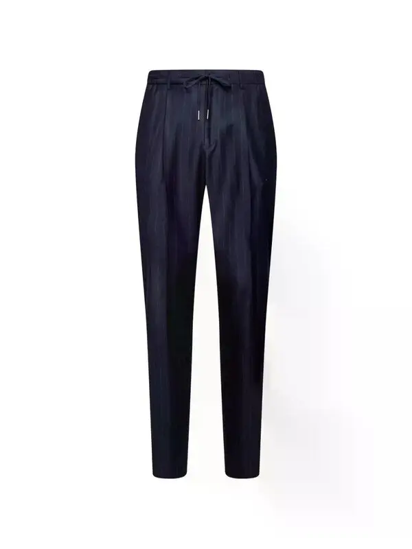 Tagliatore Pinstriped Virgin-wool Trousers