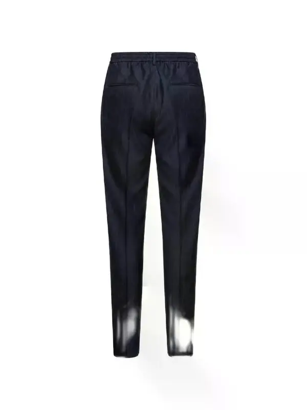 Tagliatore Pinstriped Virgin-wool Trousers