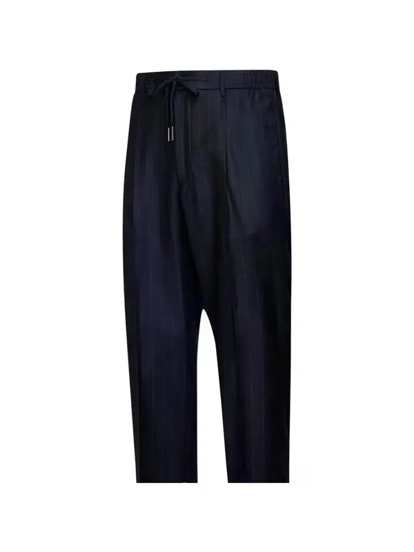 Tagliatore Pinstriped Virgin-wool Trousers