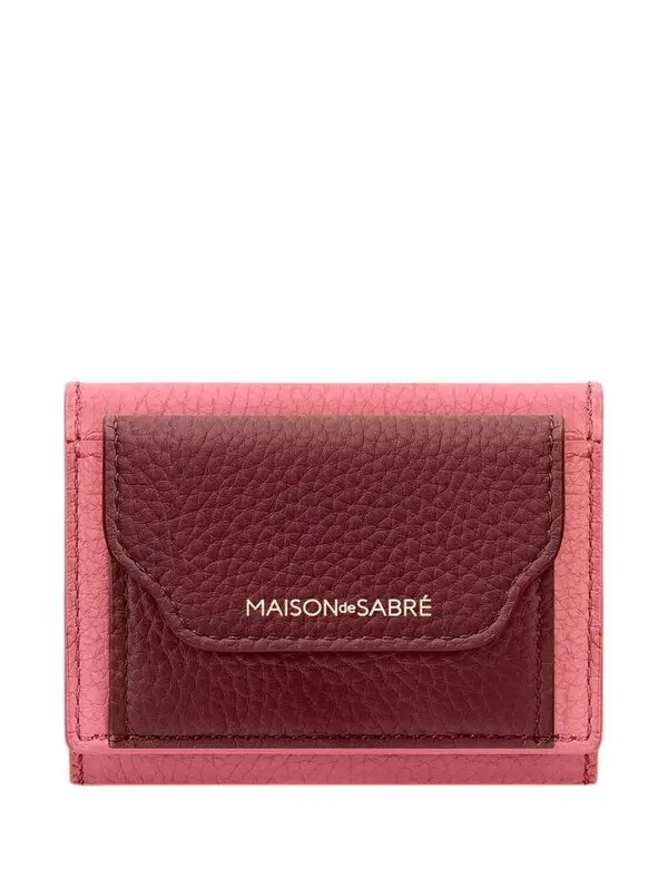 MAISON DE SABRE The Compact Leather Wallet - Pink