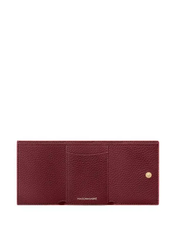 MAISON DE SABRE The Compact Leather Wallet - Pink