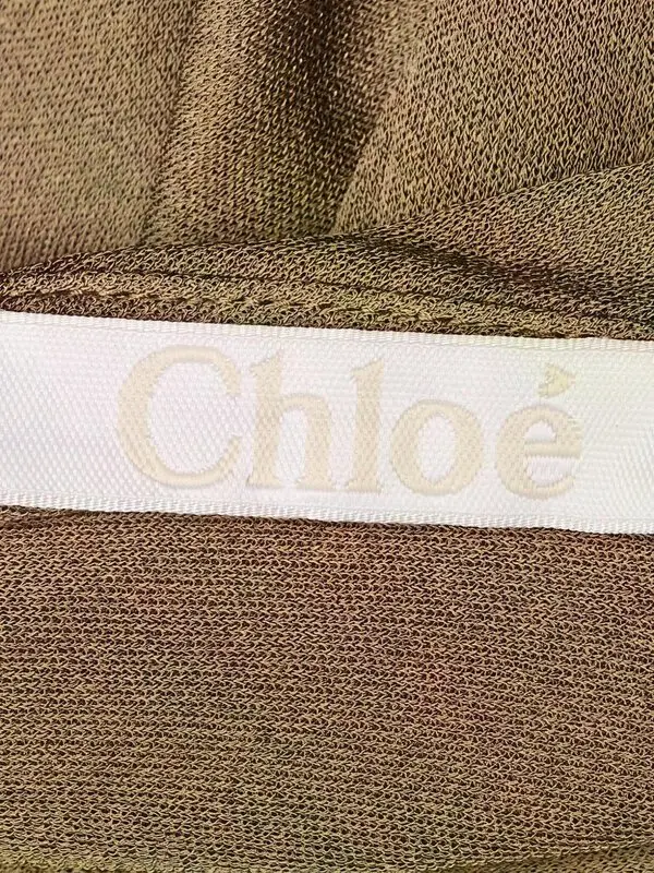 Chloé Draped-back Jersey Jumpsuit